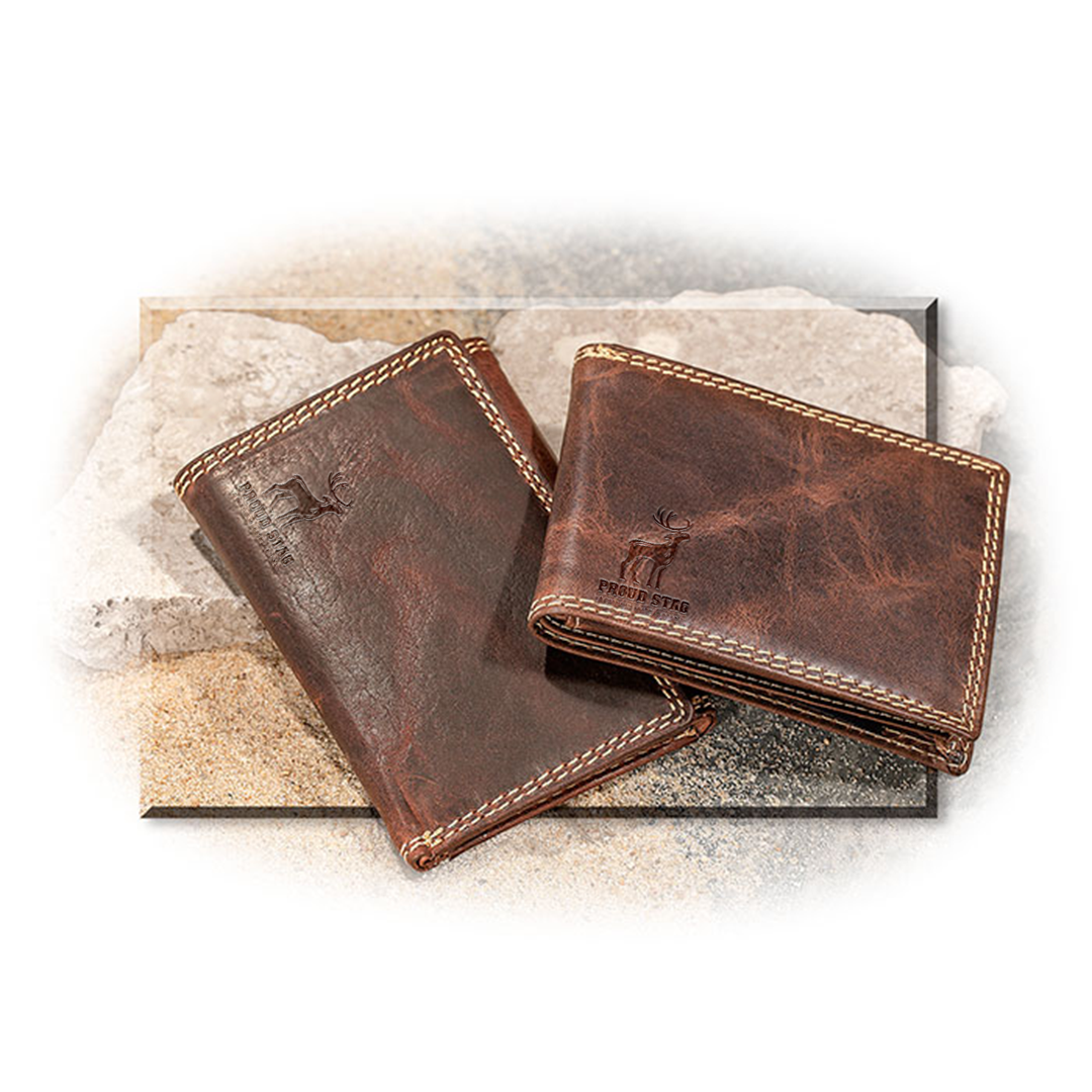 Mens Buffalo Leather wallet – CraftShades